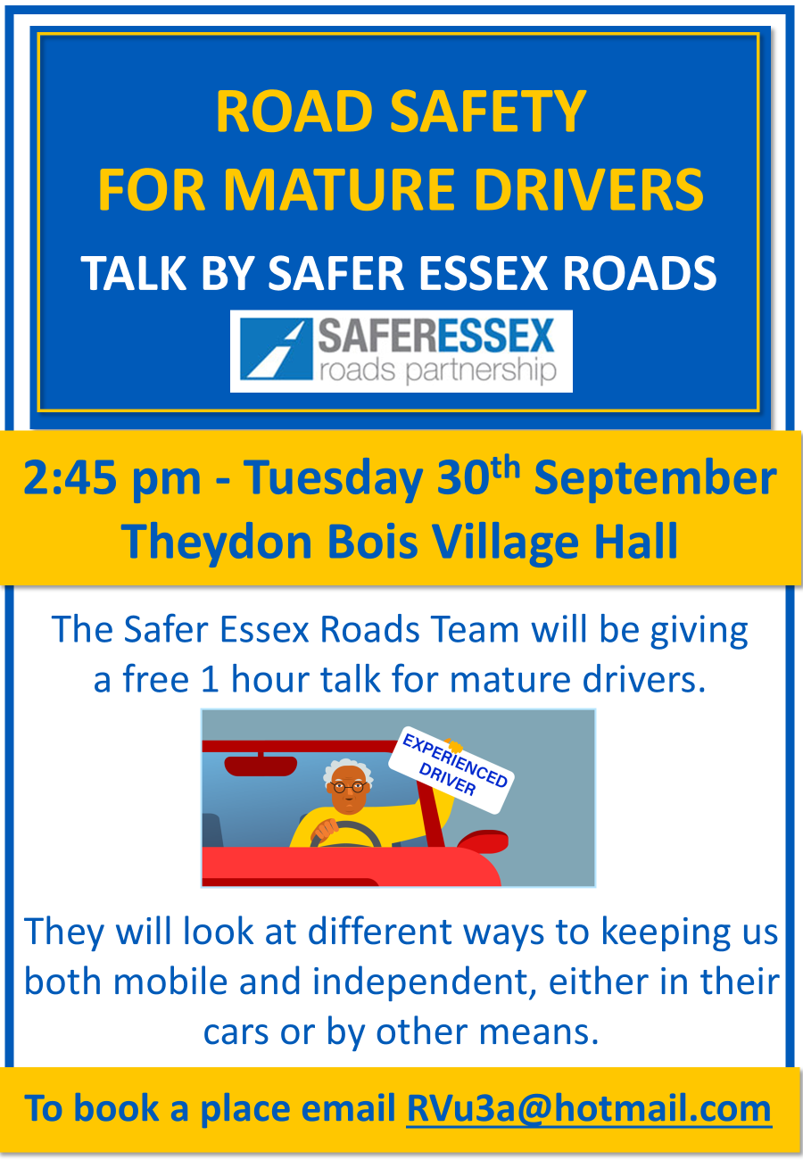 Road Safety for Mature Drivers - Roding Valley